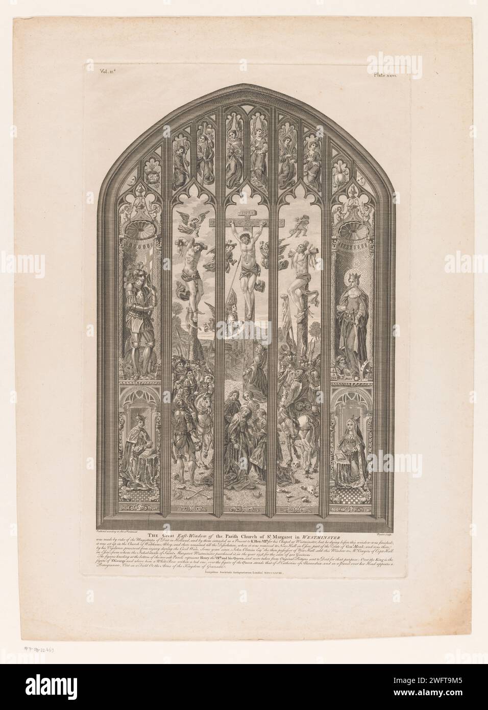 Eastern window of the St. Margaret’s Church in London, James Basire (I ...