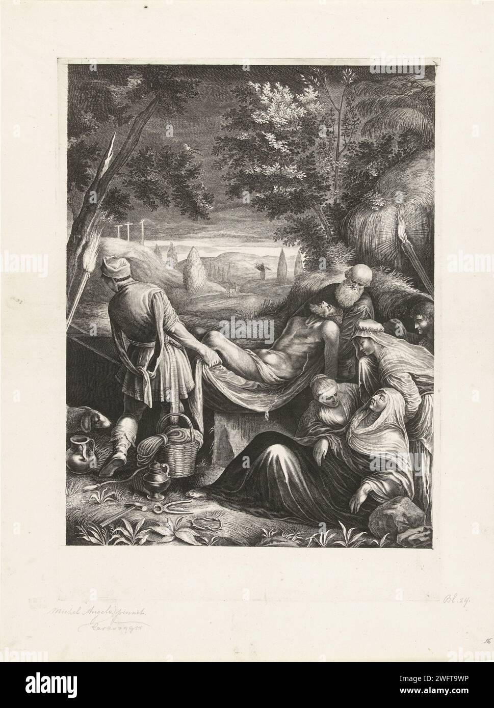 The entombment of christ caravaggio hi-res stock photography and images ...