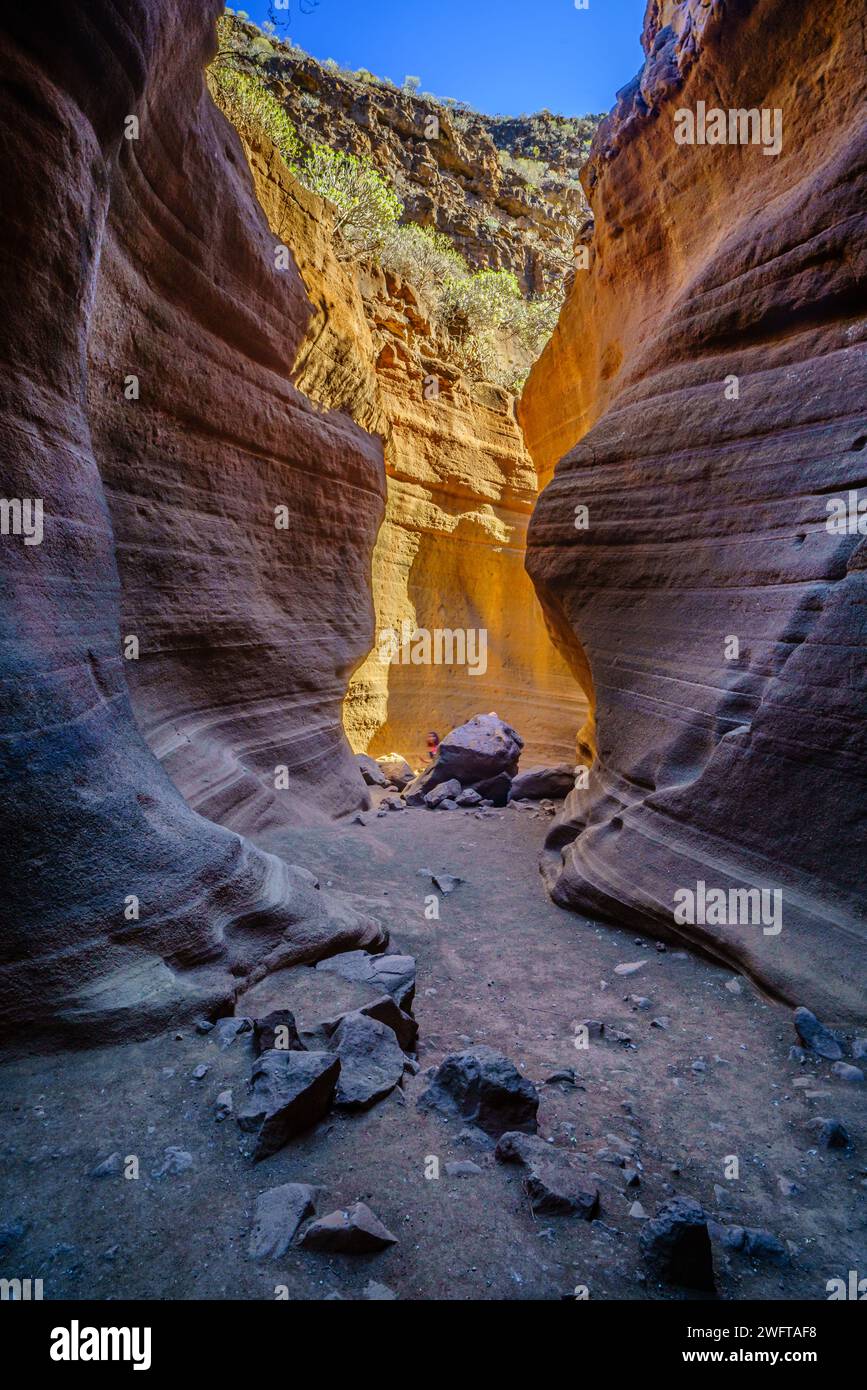 Barranco de Las Vacas, Gran Canaria, Spain Stock Photo - Alamy