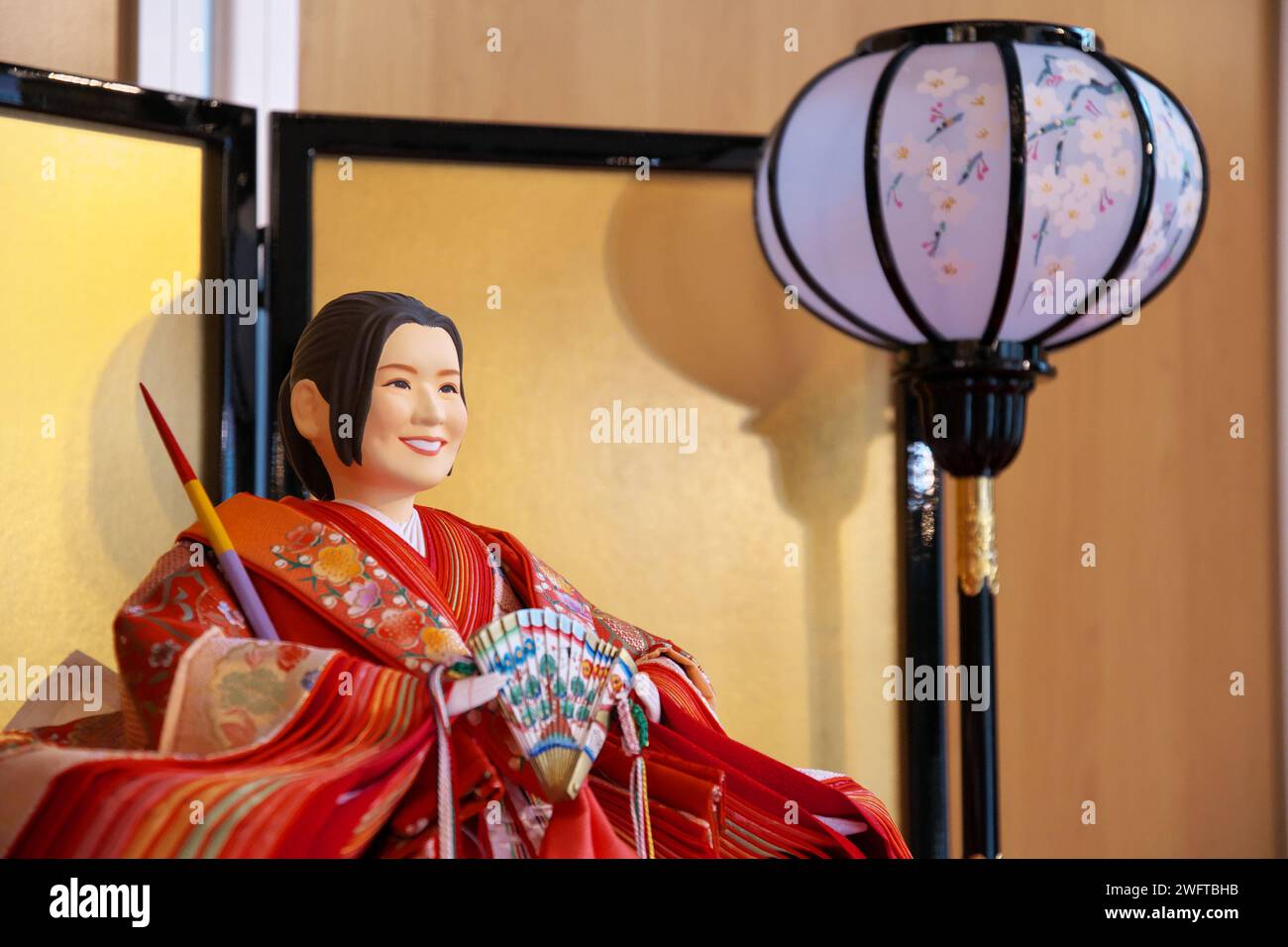 Tokyo, Japan. 01st Feb, 2024. Japan's traditional doll maker Kyugetsu ...