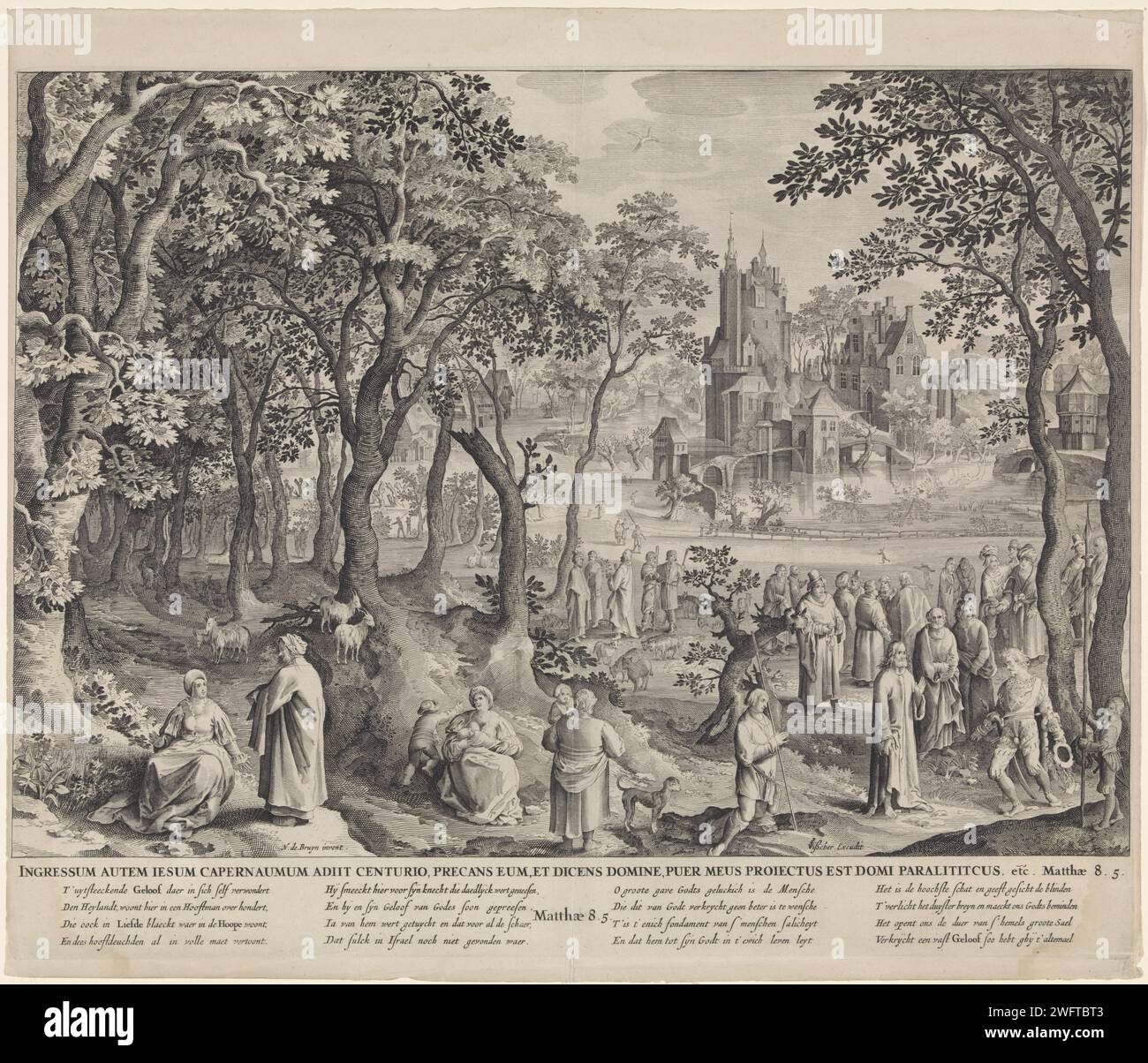 Healing of the servant of the chief of Kafarnaüm, Anonymous, After ...