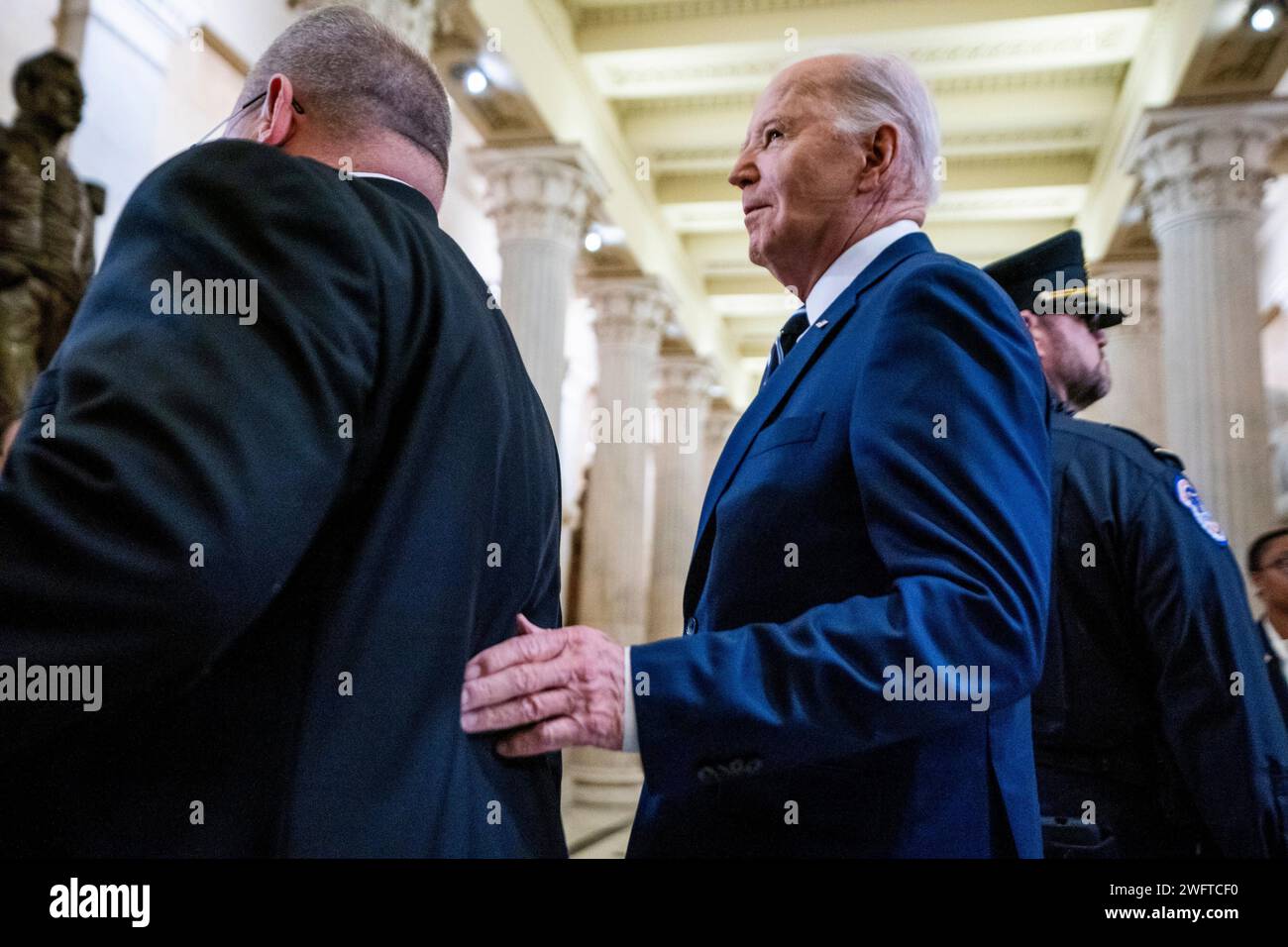 Washington, United States. 01st Feb, 2024. President Joe Biden arrives ...