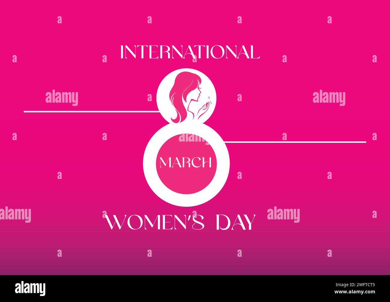 woman day post design Stock Vector Image & Art - Alamy