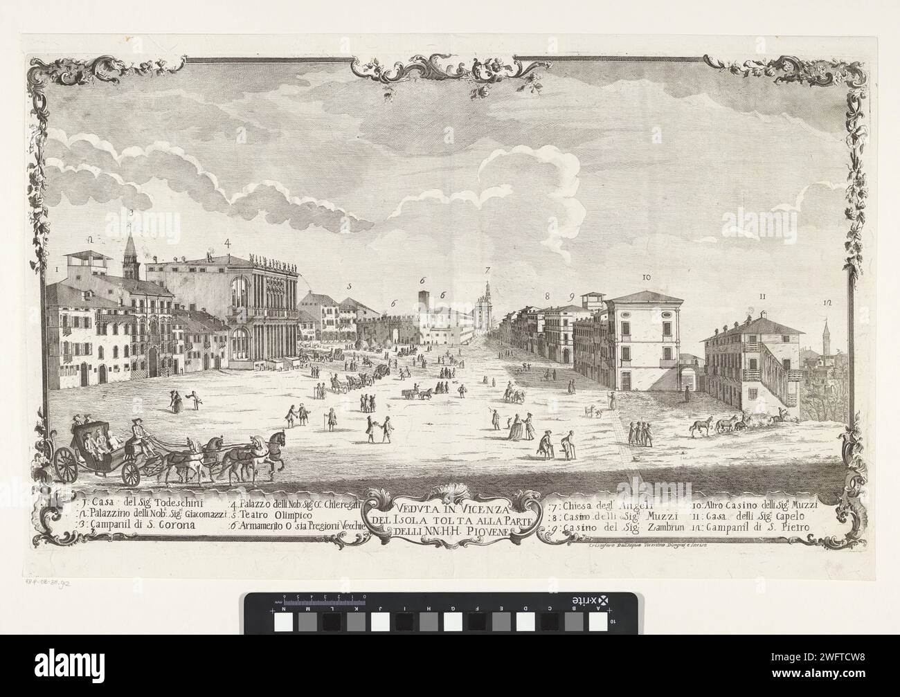 Isola removed in Vicenza, Cristoforo Dall'Acqua, 1744 - 1787 print View ...