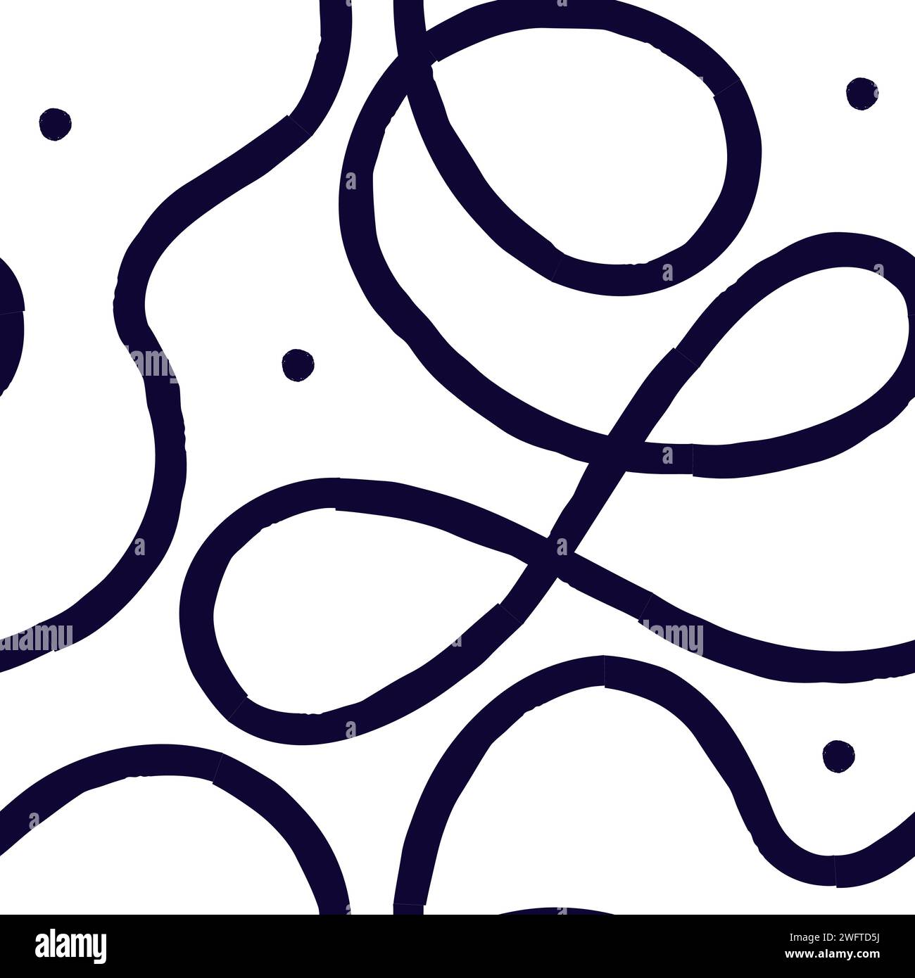seamless pattern with Brush, marker chalk crayon drawn bold doodle ...
