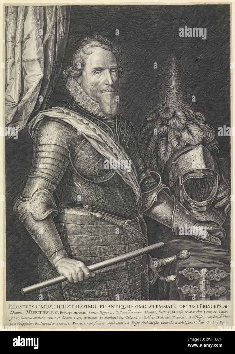 Portrait of Maurits, Prince of Orange, Anonymous, After Jan Harmensz ...