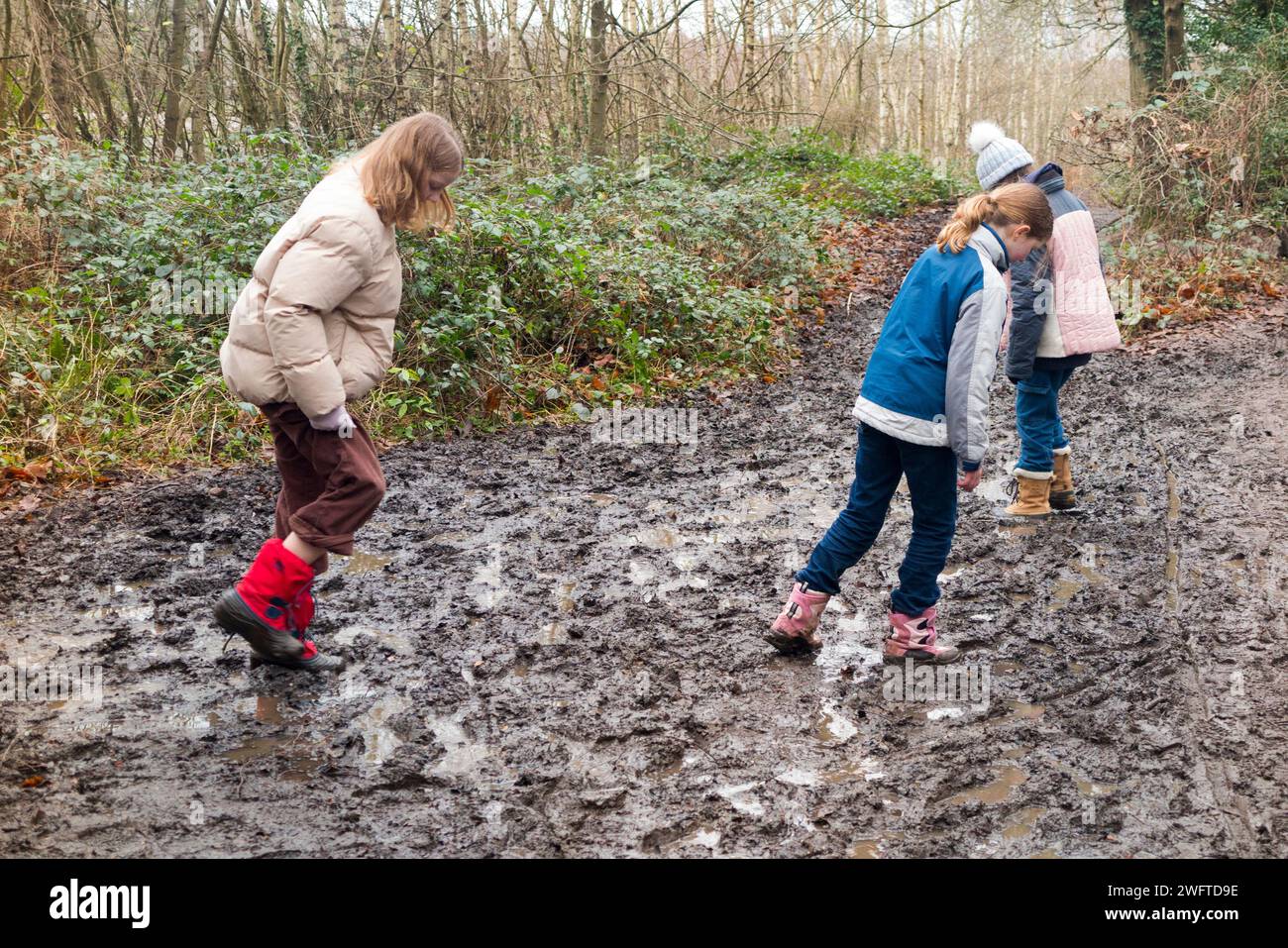 Slipping in mud hi-res stock photography and images - Alamy