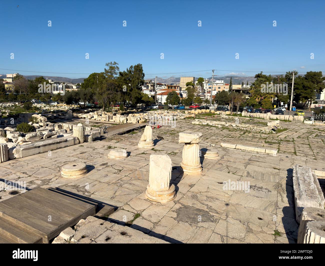 Great Propylaea Archaeological Site at Elefsina, Athens Greece. Gateway ...