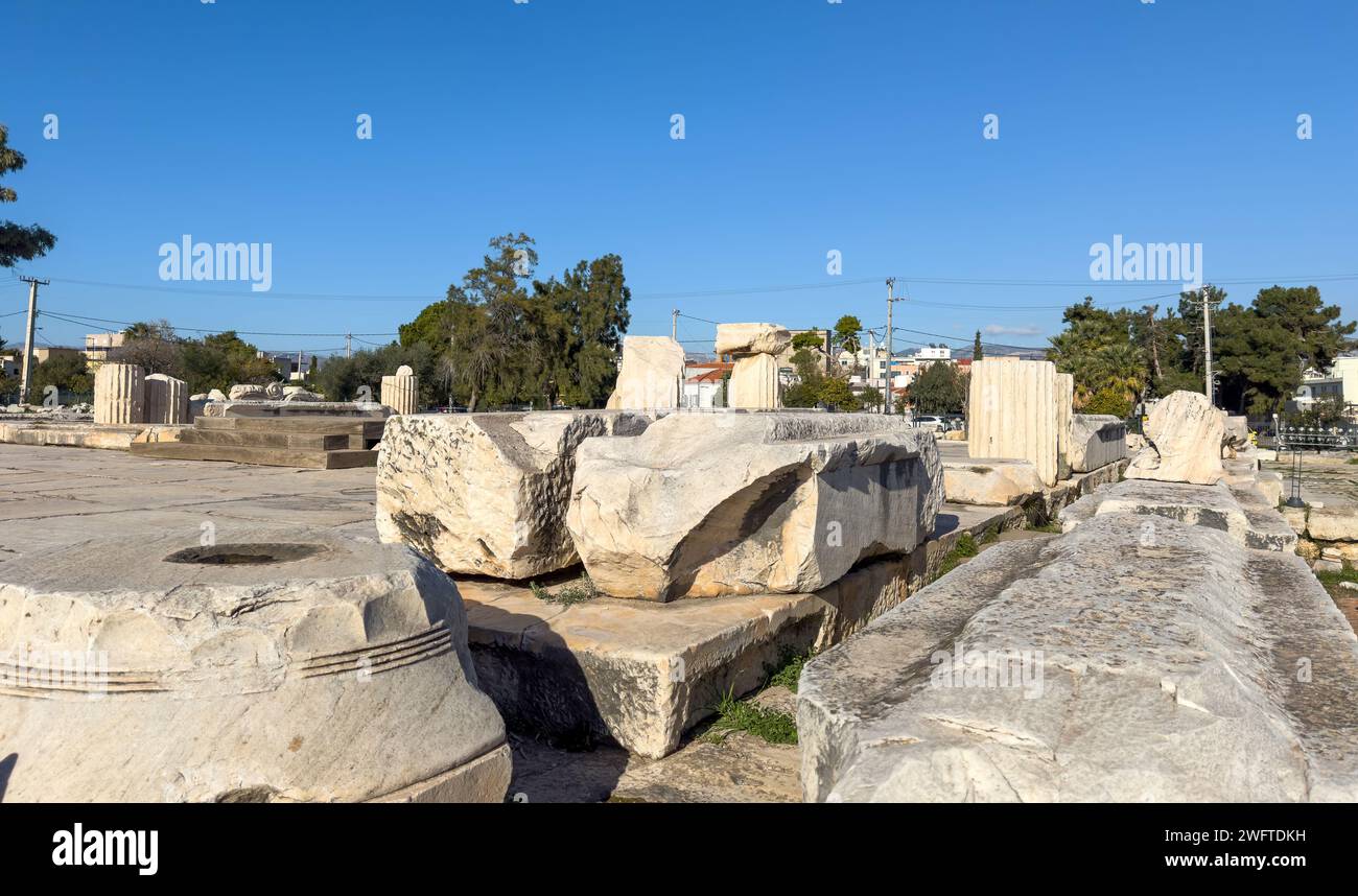 Great Propylaea Archaeological Site at Elefsina, Athens Greece. Gateway ...