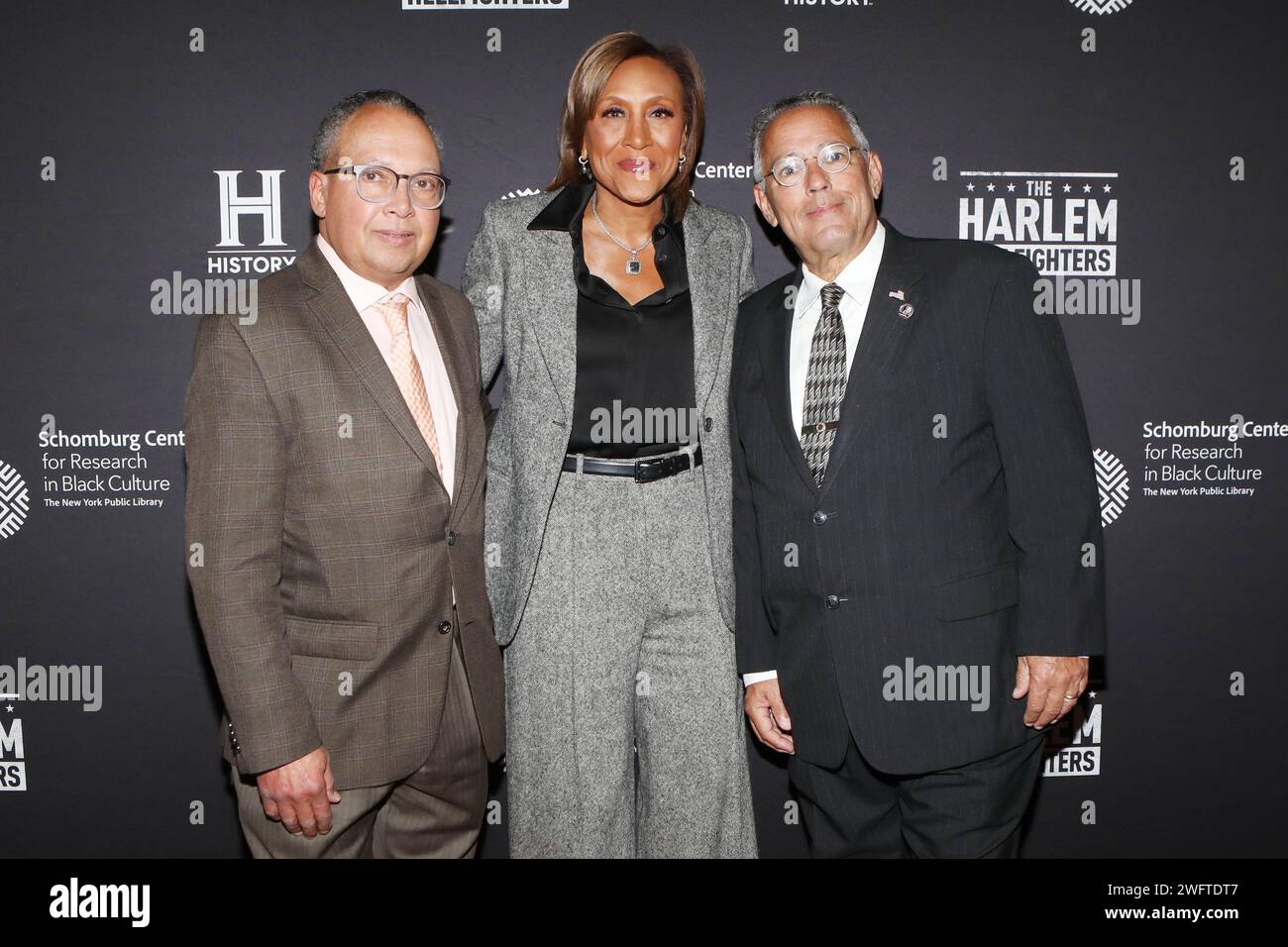 New York, United States. 31st Jan, 2024. Jeffey Sammons, Robin Roberts ...