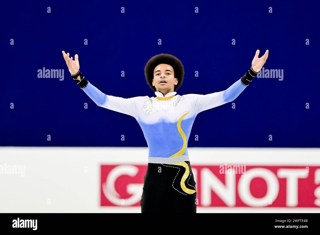 Darian KAPTICH (AUS), during Men Short Program, at the ISU Four ...