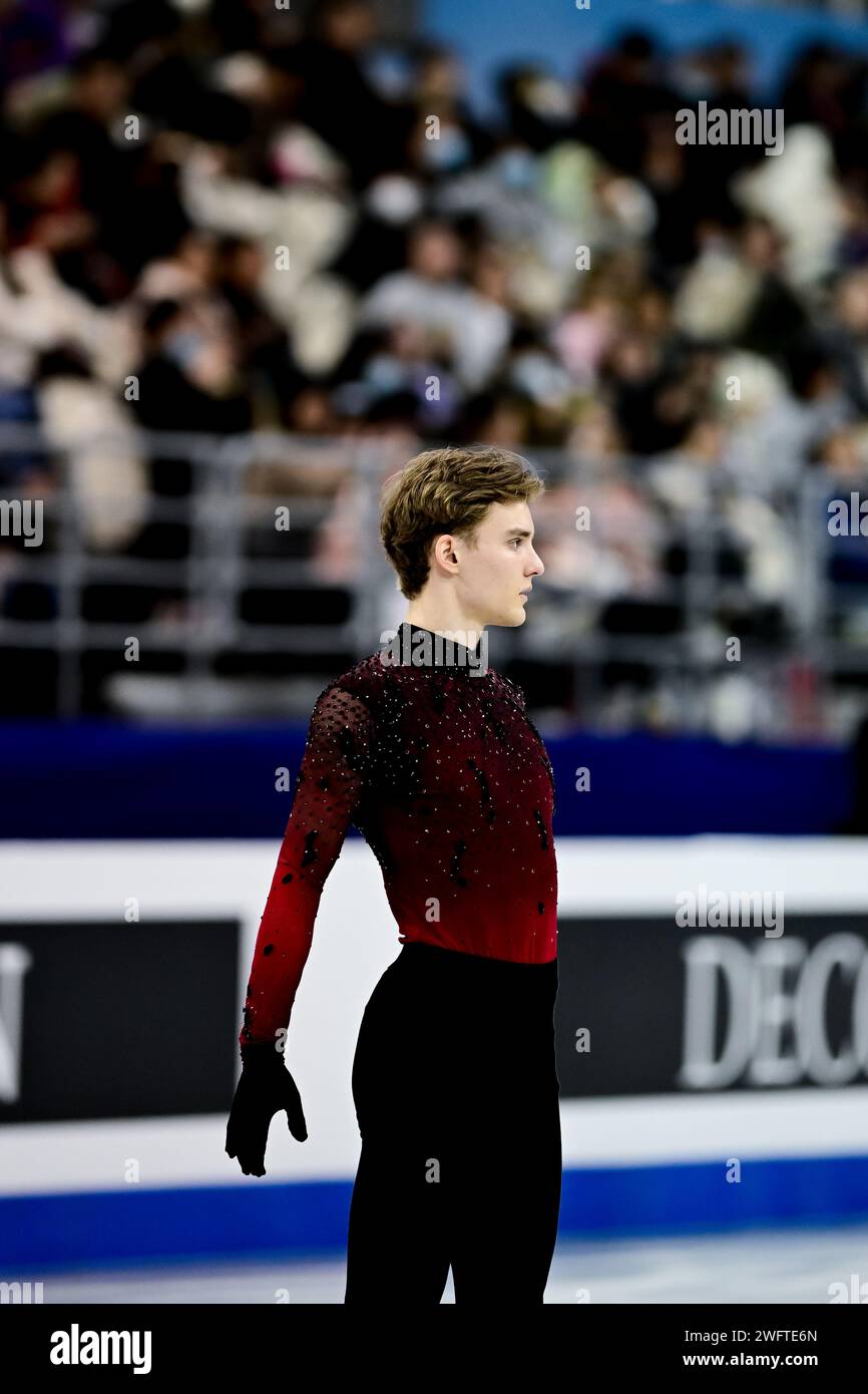Conrad ORZEL (CAN), during Men Short Program, at the ISU Four ...