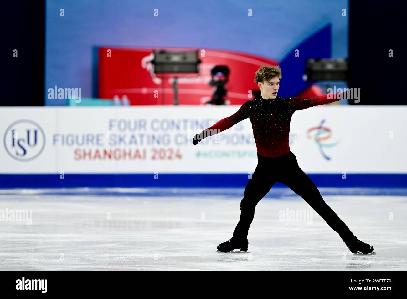 Conrad ORZEL (CAN), during Men Short Program, at the ISU Four ...