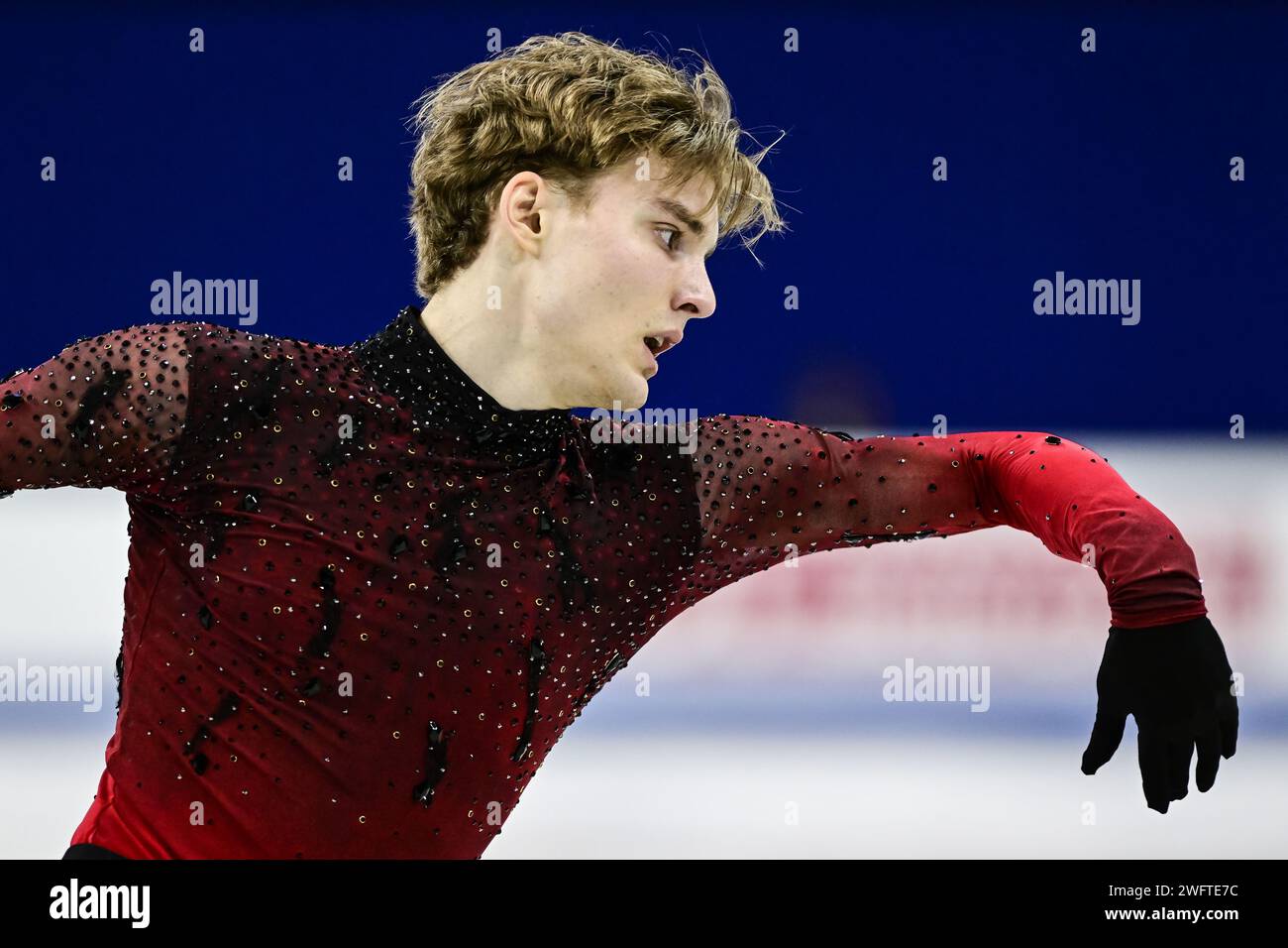 Conrad ORZEL (CAN), during Men Short Program, at the ISU Four ...