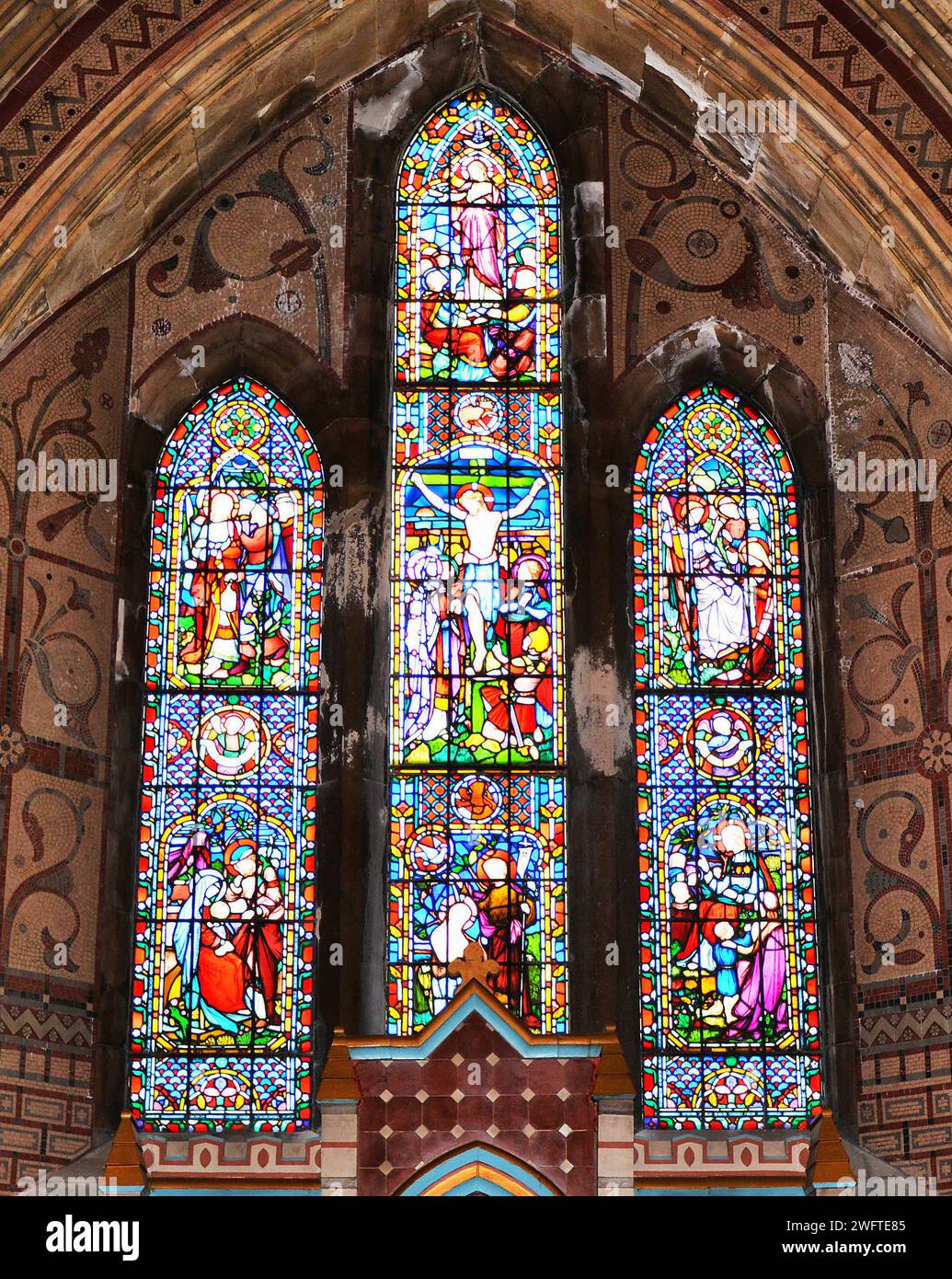 Beautiful roof glass inside church hi-res stock photography and images ...