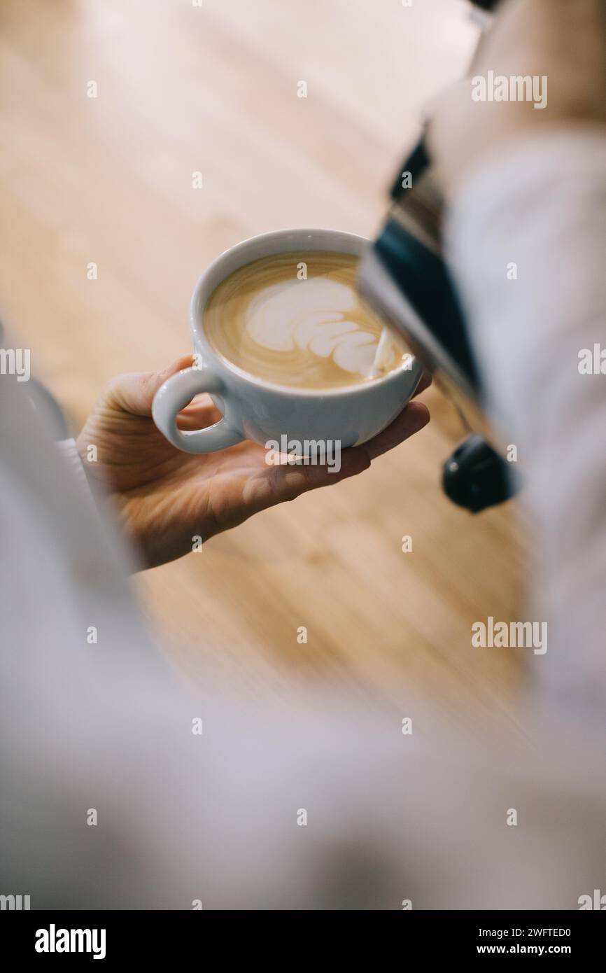 Close up bartender preparing bar hi-res stock photography and images ...