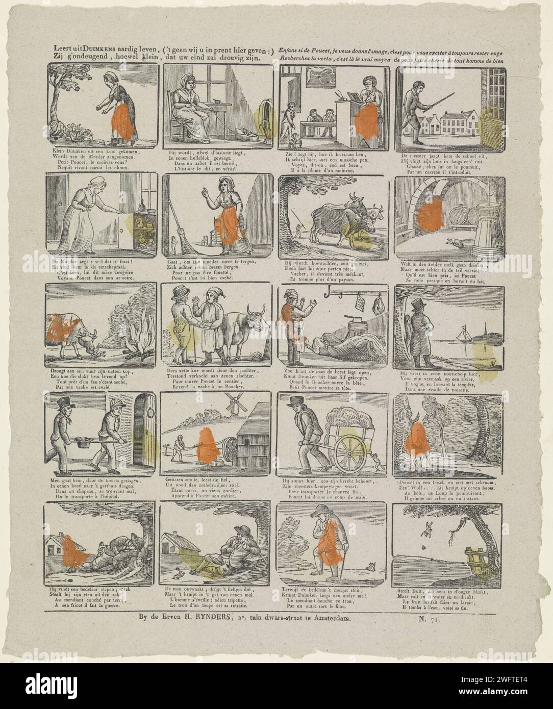 Learns to live from Duimkens, (don't give you in print here :) / IS g ...