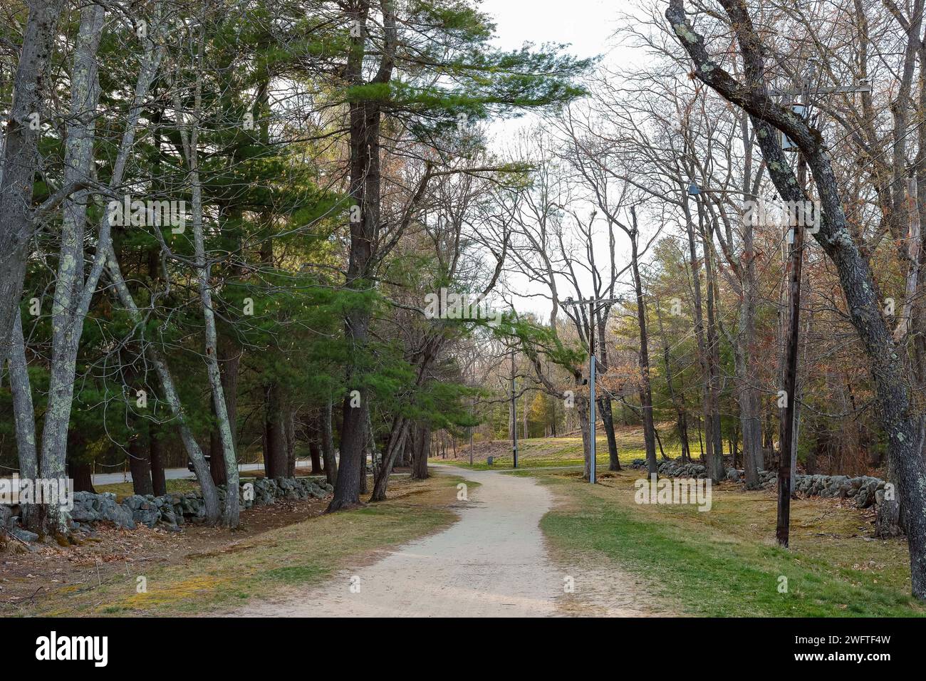 Battle road trail hi-res stock photography and images - Alamy