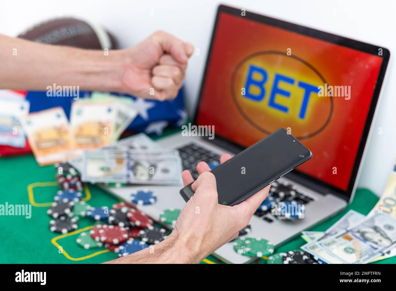 Game results display hi-res stock photography and images - Alamy