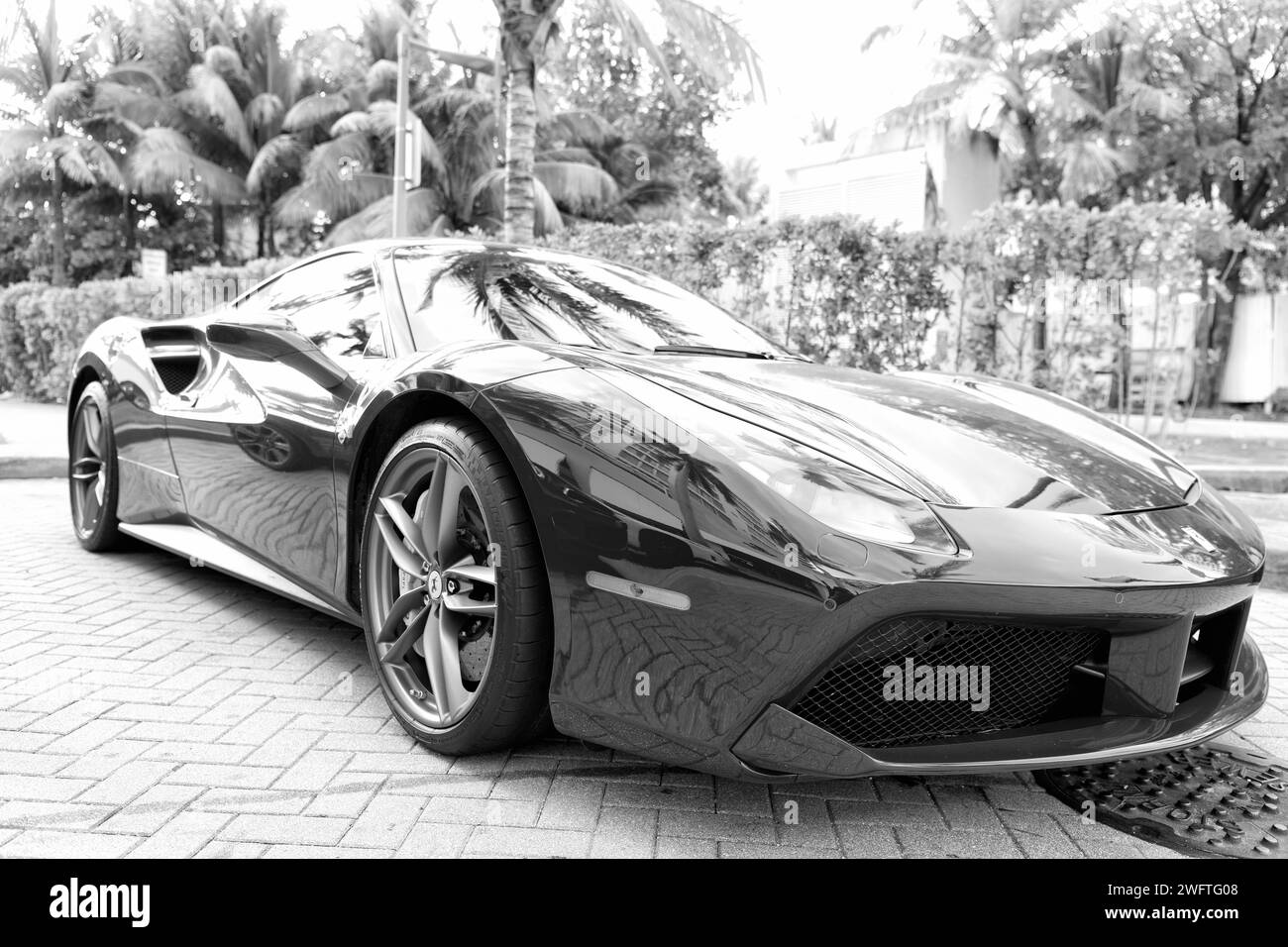 Ferrari dealership Black and White Stock Photos & Images - Alamy