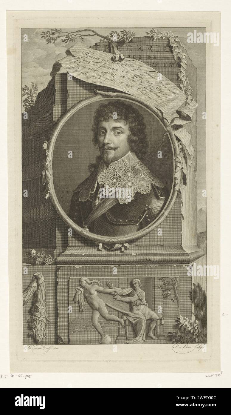 Portrait of Frederik V, Elector of the Palatinate, King of Bohemen ...