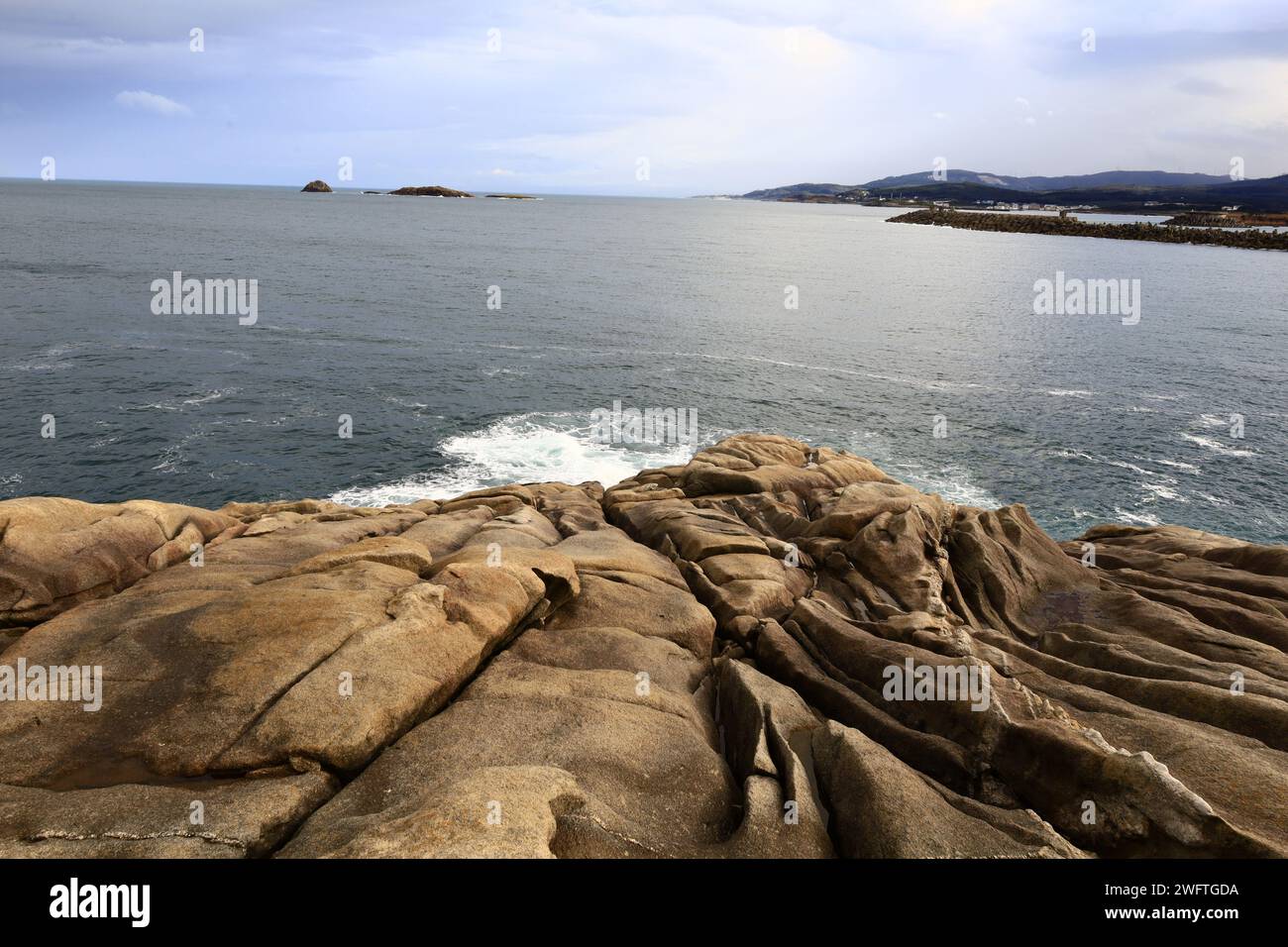 Los Acantilados de papel located near the Punta de Morás, are ...