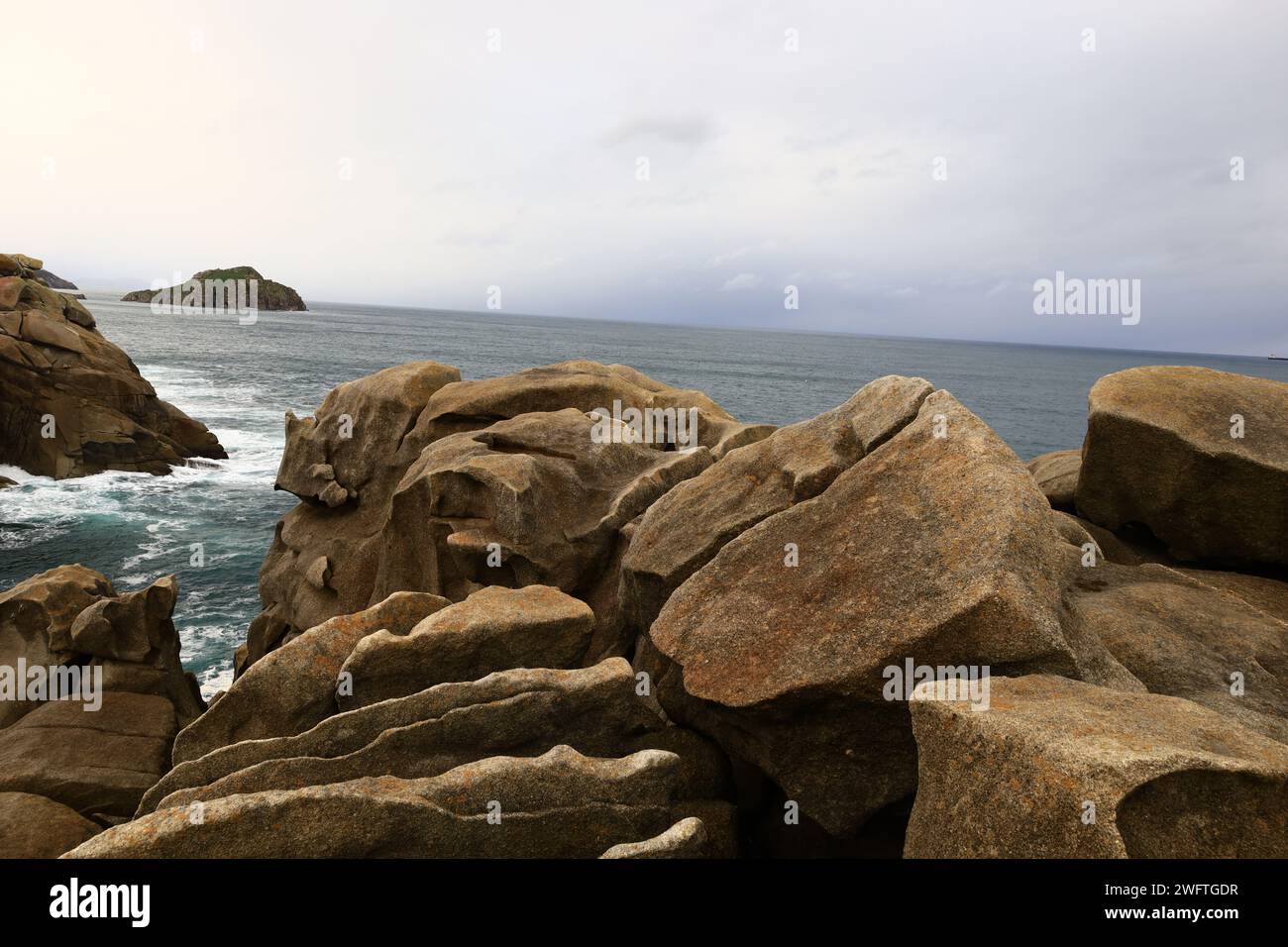 Los Acantilados de papel located near the Punta de Morás, are ...