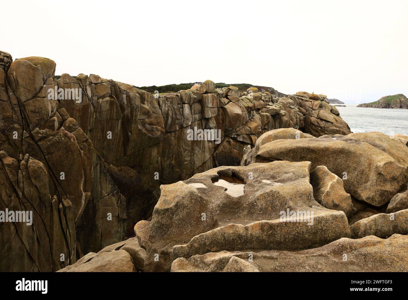 Los Acantilados de papel located near the Punta de Morás, are ...