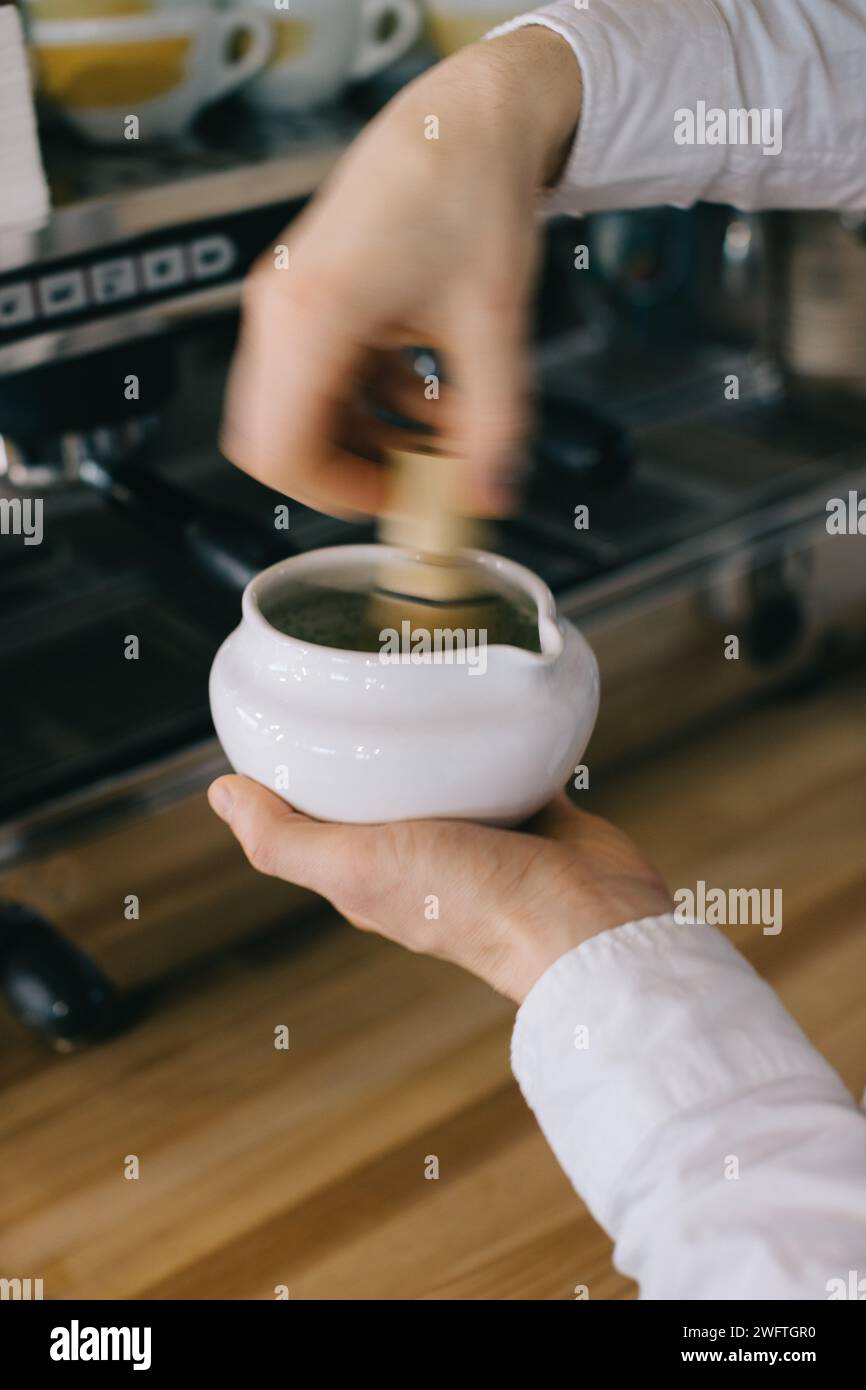 Matcha process hi-res stock photography and images - Alamy