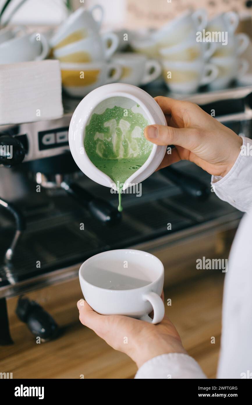 Matcha process hi-res stock photography and images - Alamy