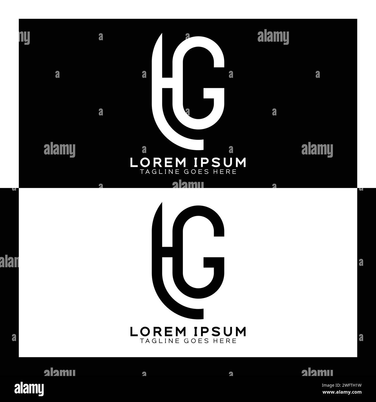 Letter tg logo hi-res stock photography and images - Alamy