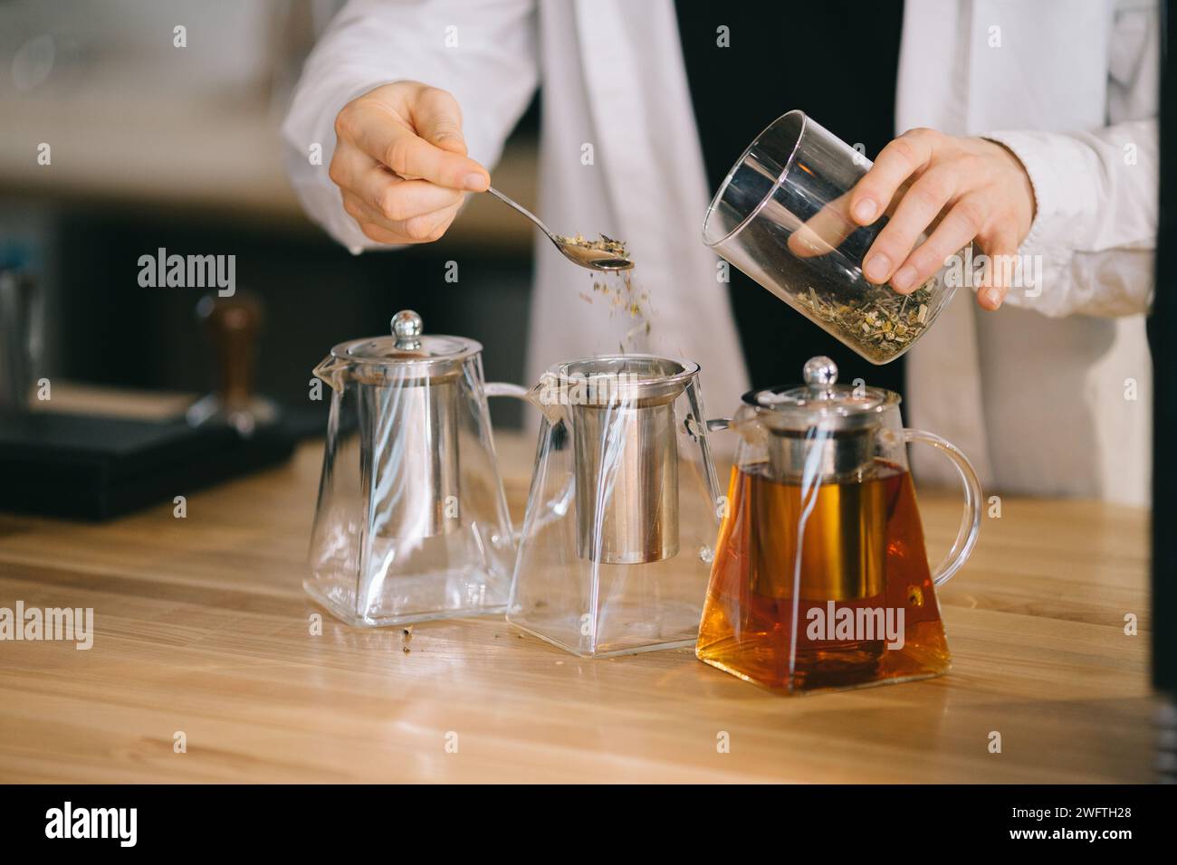 Matcha process making green tea hi-res stock photography and images - Alamy