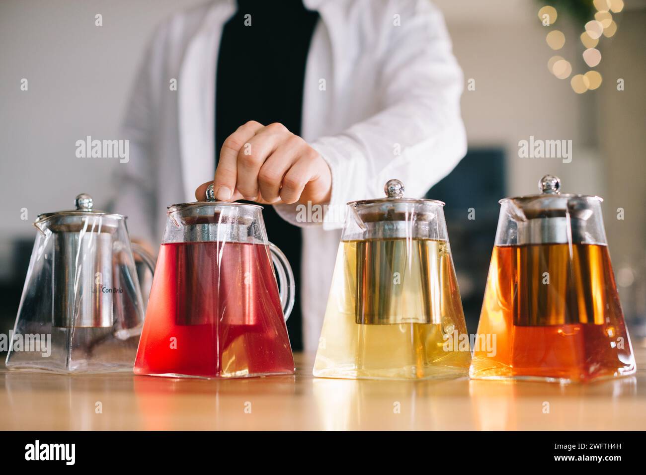 Barista cafe worker bartender hi-res stock photography and images - Alamy