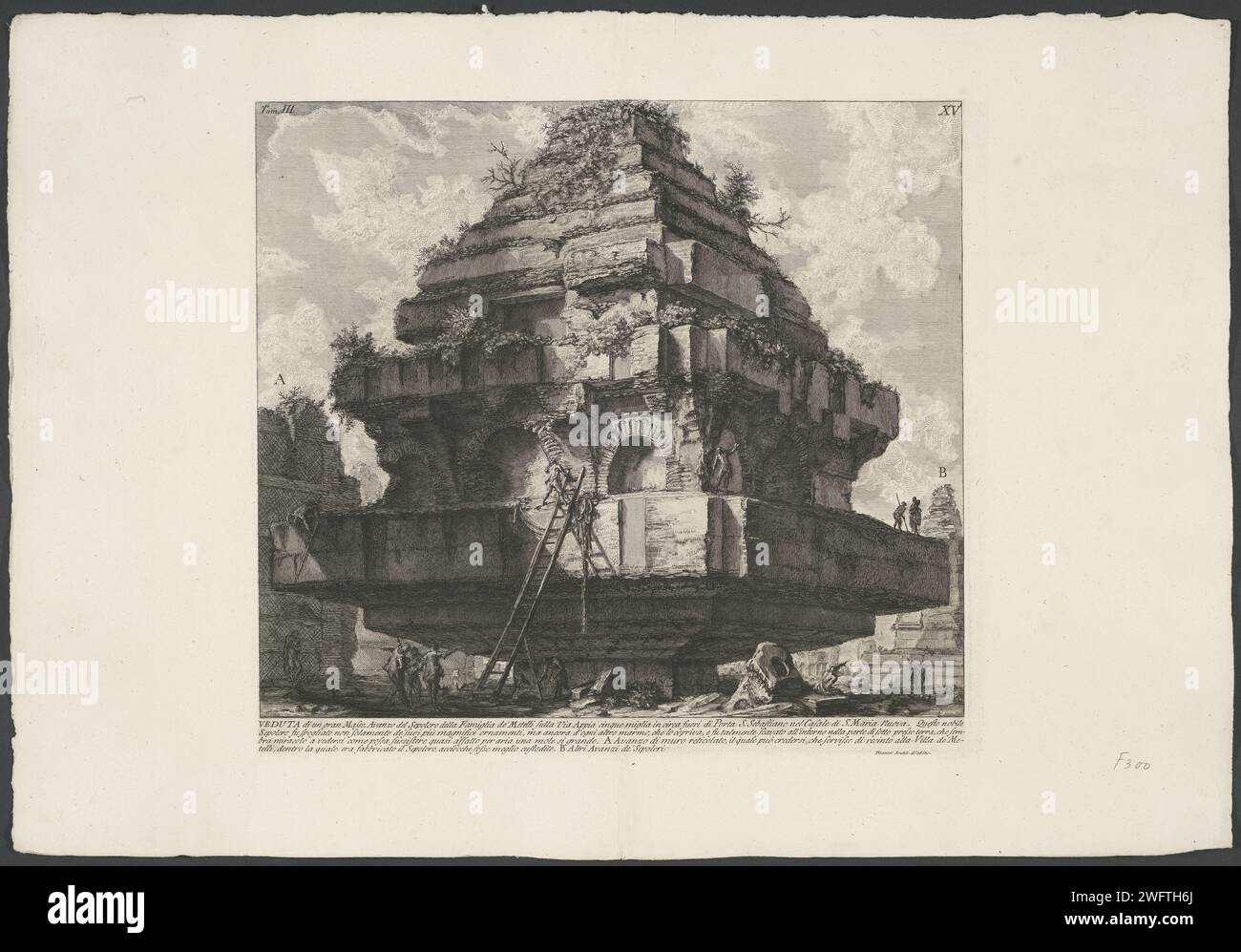 Graftombe Van de Familie Metelli, Giovanni Battista Piranesi, c. 1756 ...