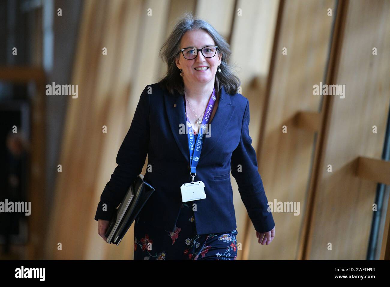 Edinburgh Scotland, UK 01 February 2024 Minister for Social Care ...