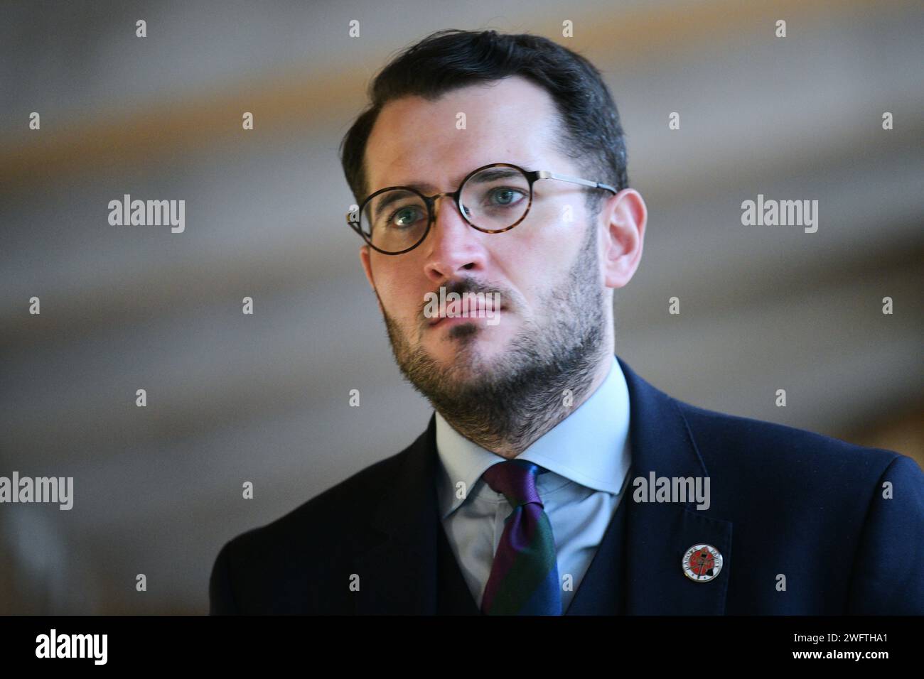 Edinburgh Scotland, UK 01 February 2024 Paul Sweeney MSP at the ...