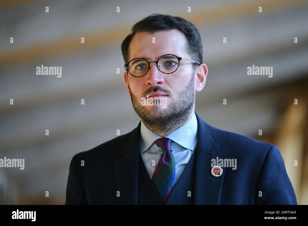 Edinburgh Scotland, UK 01 February 2024 Paul Sweeney MSP at the ...