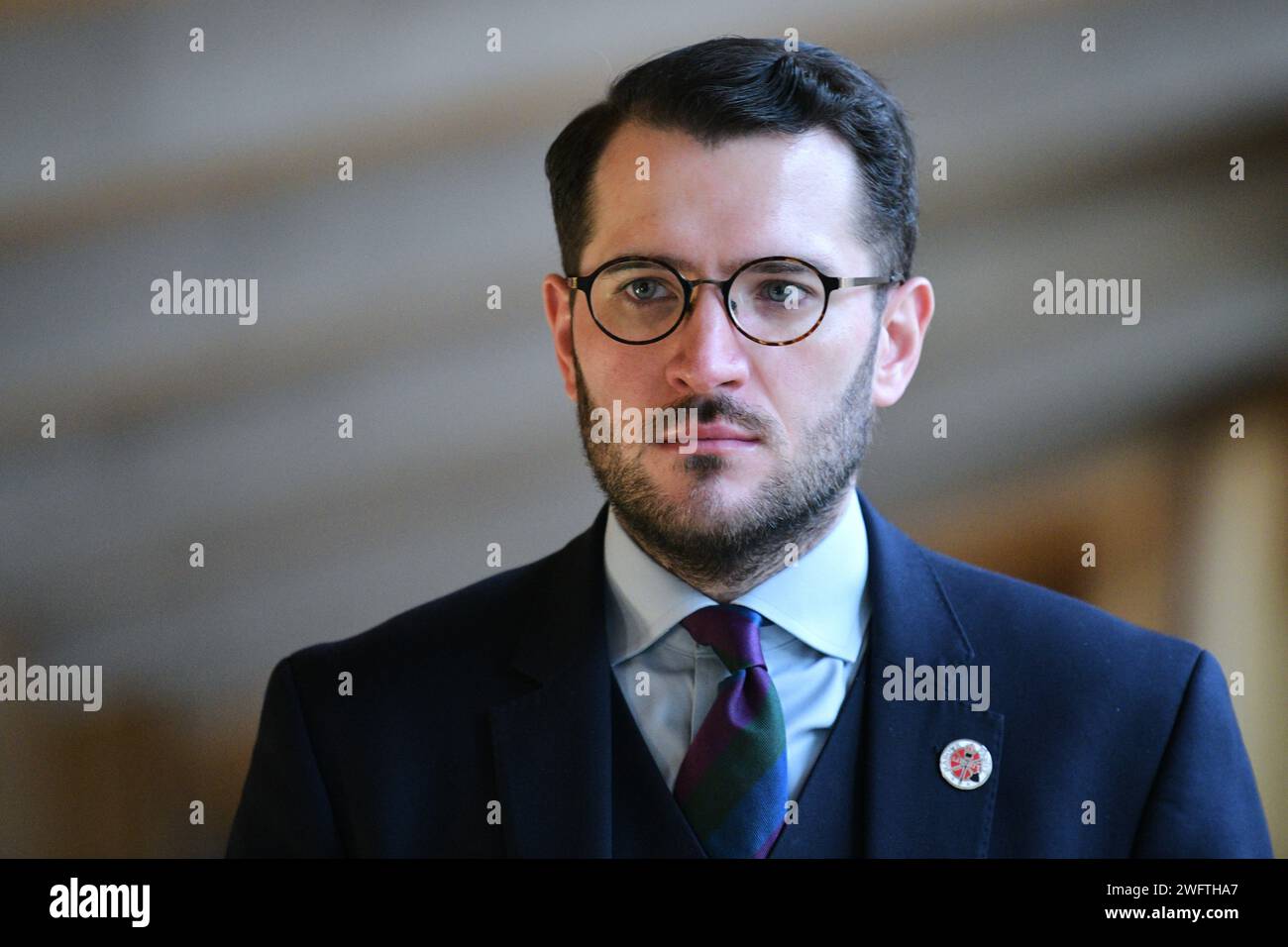 Edinburgh Scotland, UK 01 February 2024 Paul Sweeney MSP at the ...