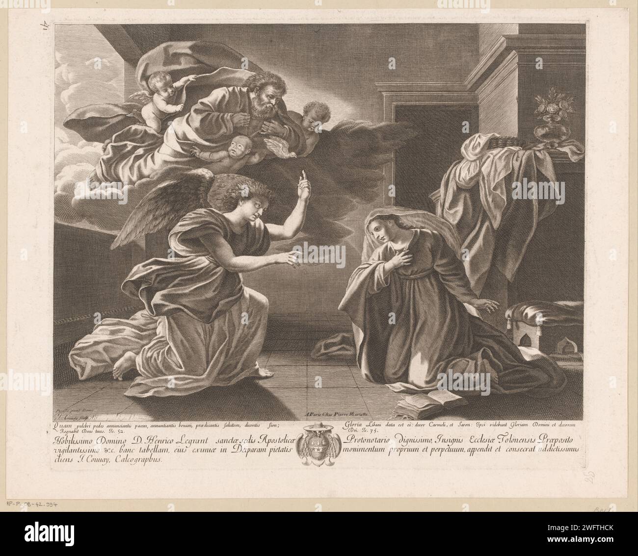 Annanciatia, Jean Couvay, After Nicolas Poussin, 1632 - 1657 print ...
