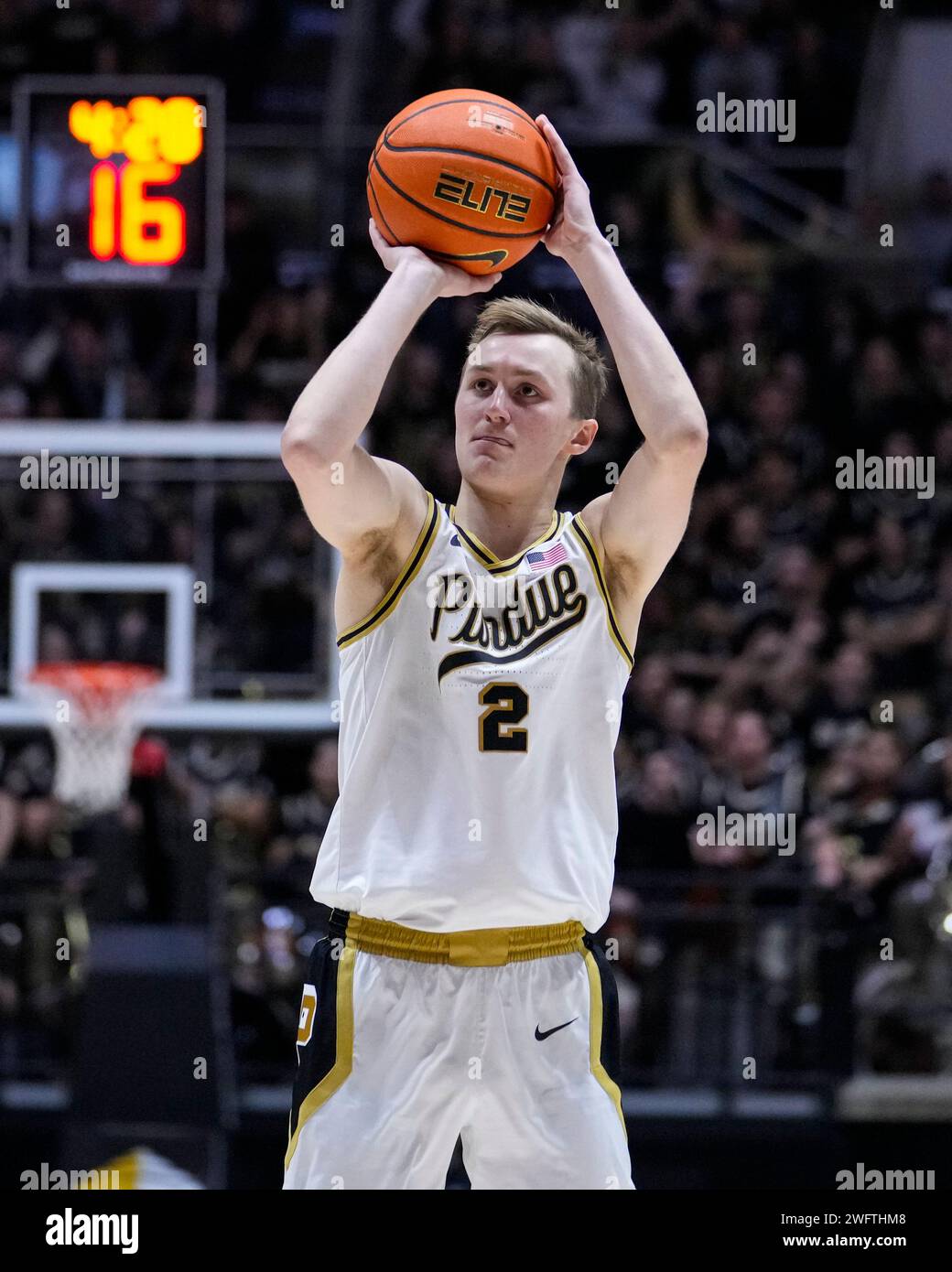 Purdue guard Fletcher Loyer (2) shoots against Northwestern during the ...