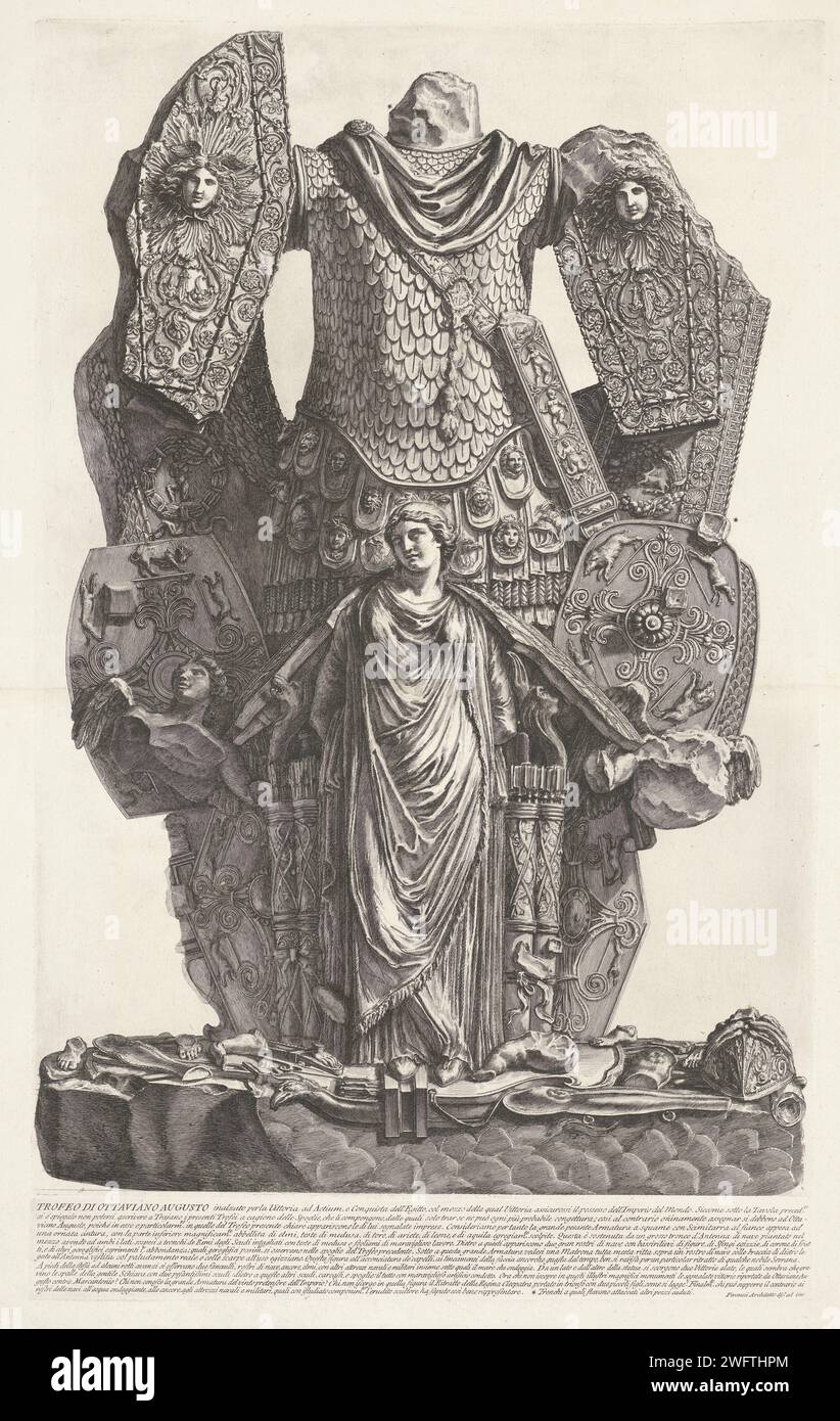 Van Octavianus Augustus Trophies, Giovanni Battista Piranesi, 1753 ...