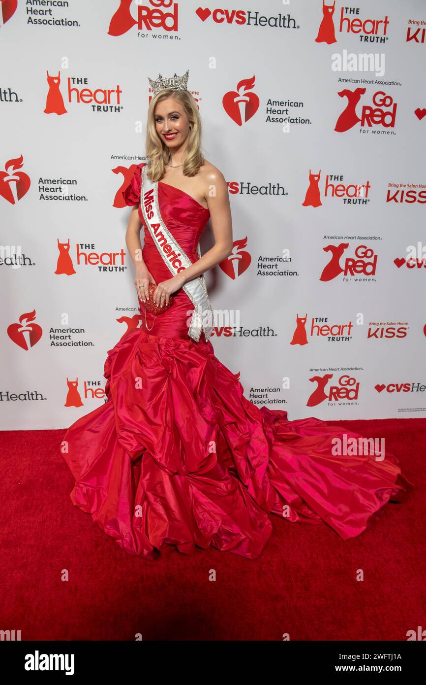 New York, United States. 31st Jan, 2024. Miss America Madison Marsh ...