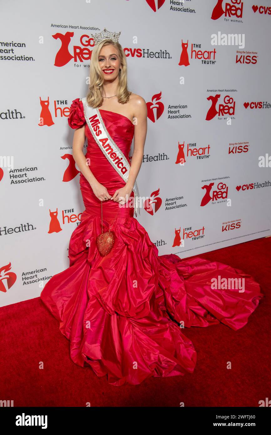 New York, United States. 31st Jan, 2024. Miss America Madison Marsh ...