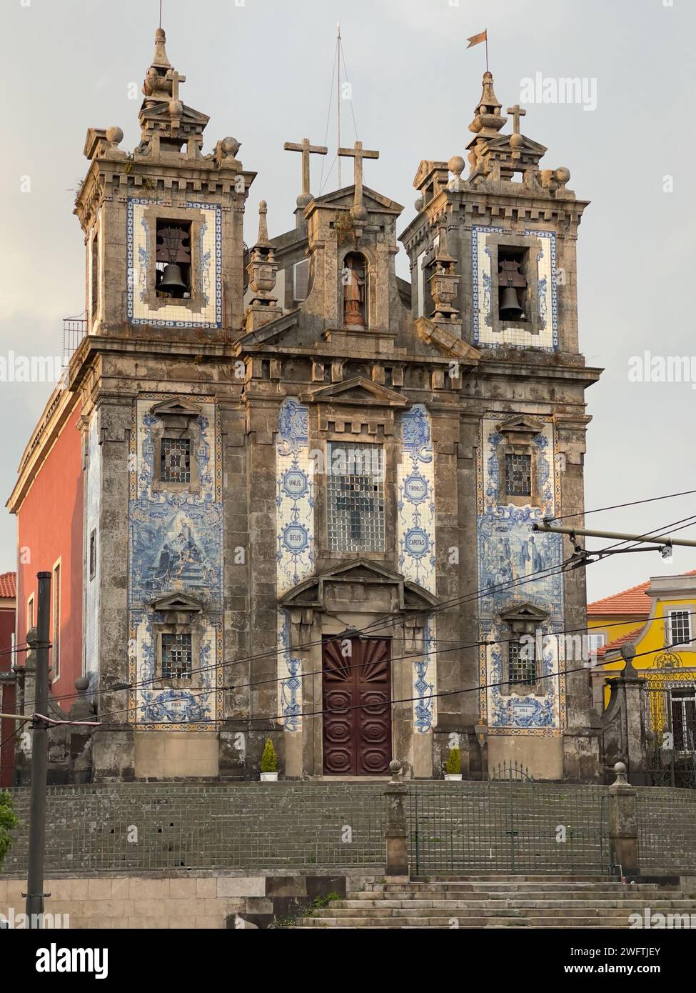 Porto,Portugal: July 6,2022- Beautiful facade of historical churches in ...