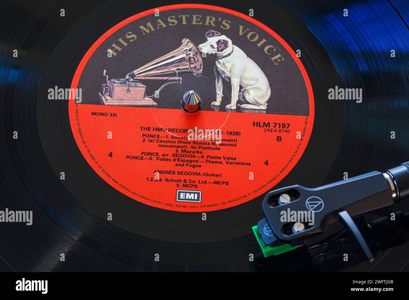 The Art of Segovia The HMV Recordings 1927-39 vinyl record album LP ...