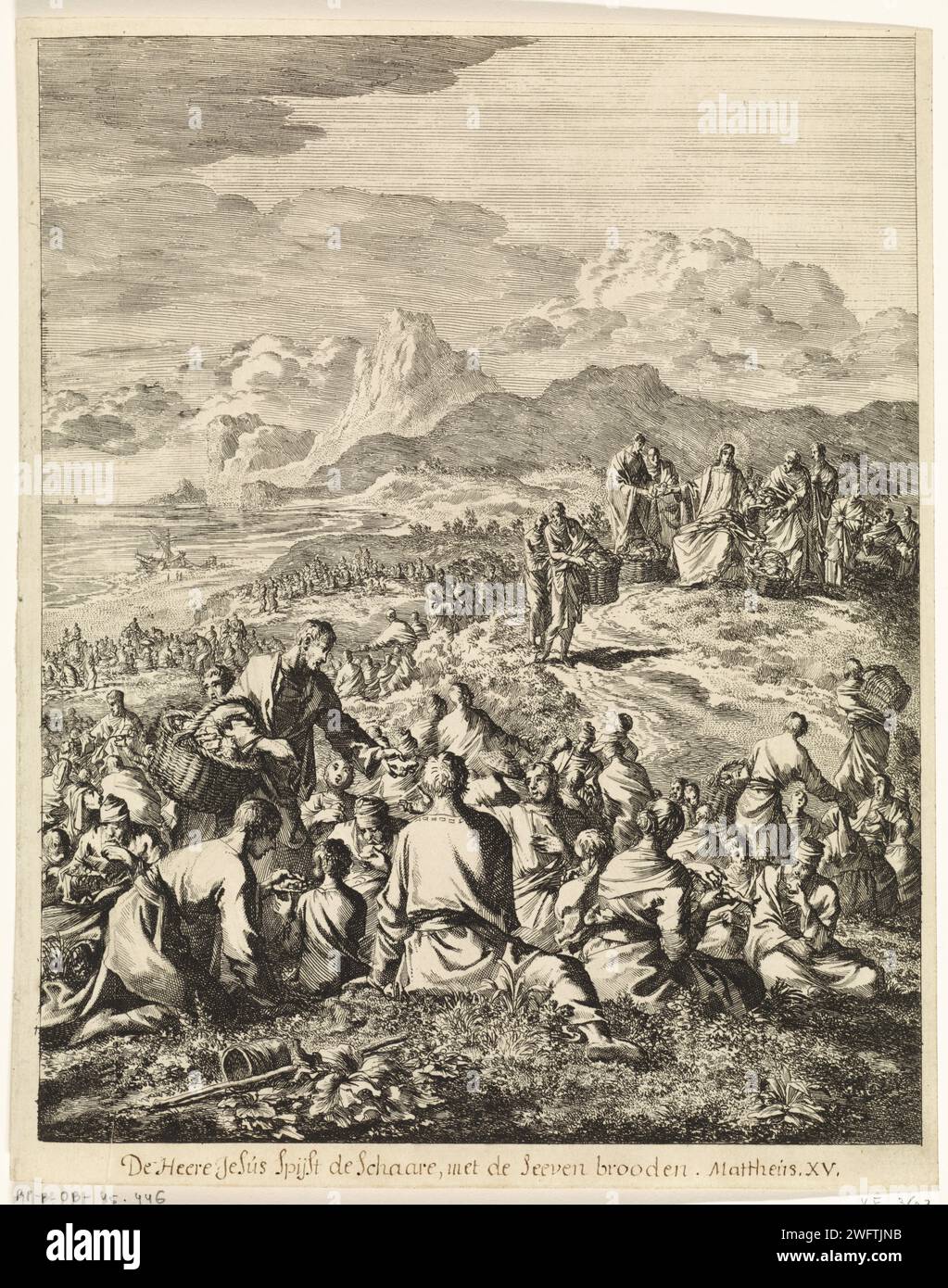 Wonderful multiplication of the seven loaves and the two fish, Jan ...