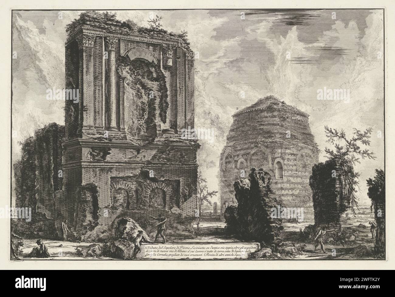 Tombes van Licinianus Piso en de Cornelius Familie Langs de Via Appia ...