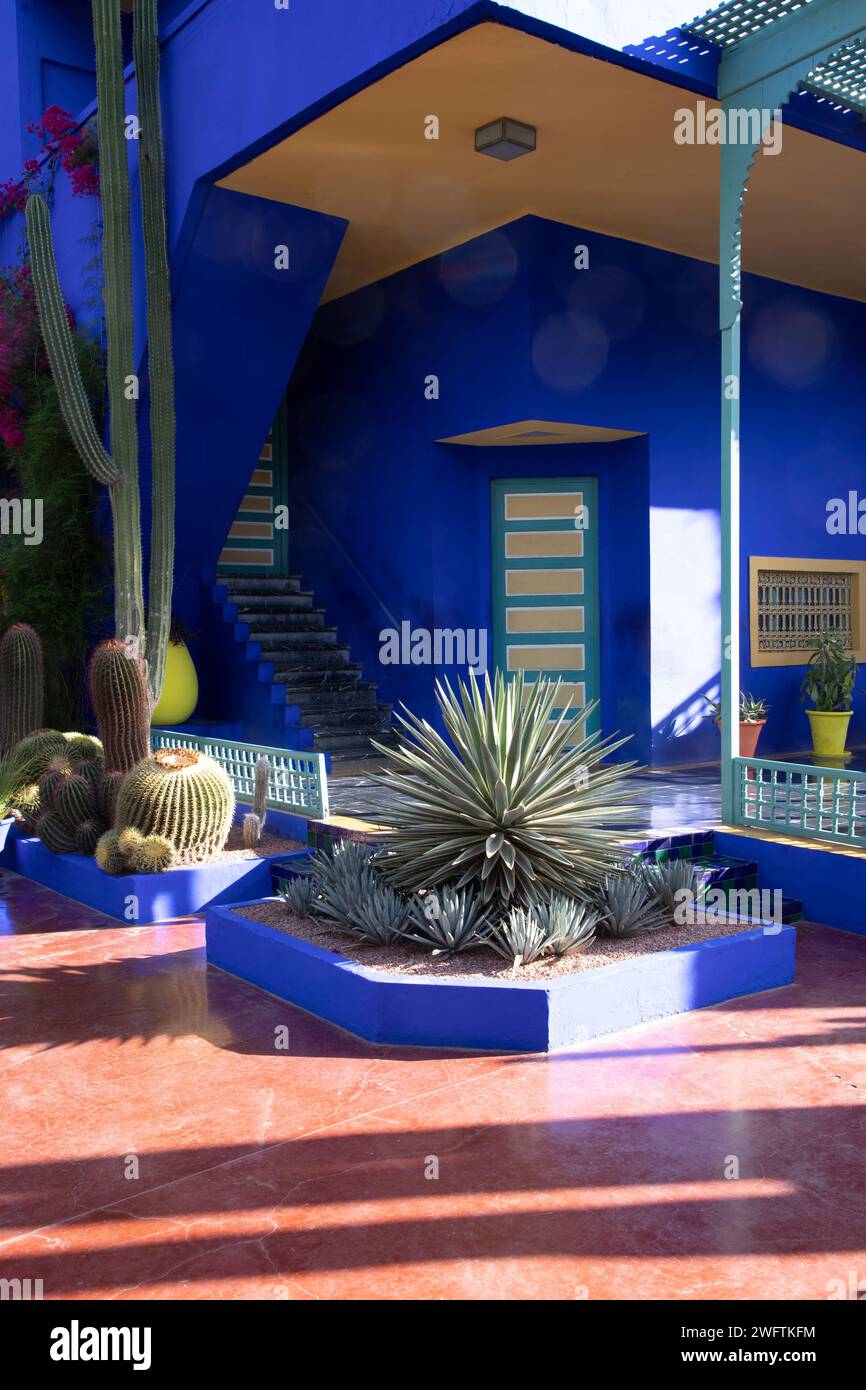 North Africa Morocco Marrakech Marrakesh Yves Saint Laurent garden ...