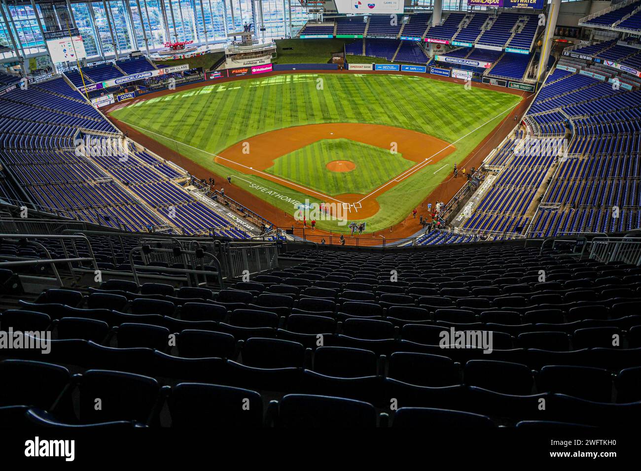, during the baseball game between Nicaragua and Puerto Rico as part of ...