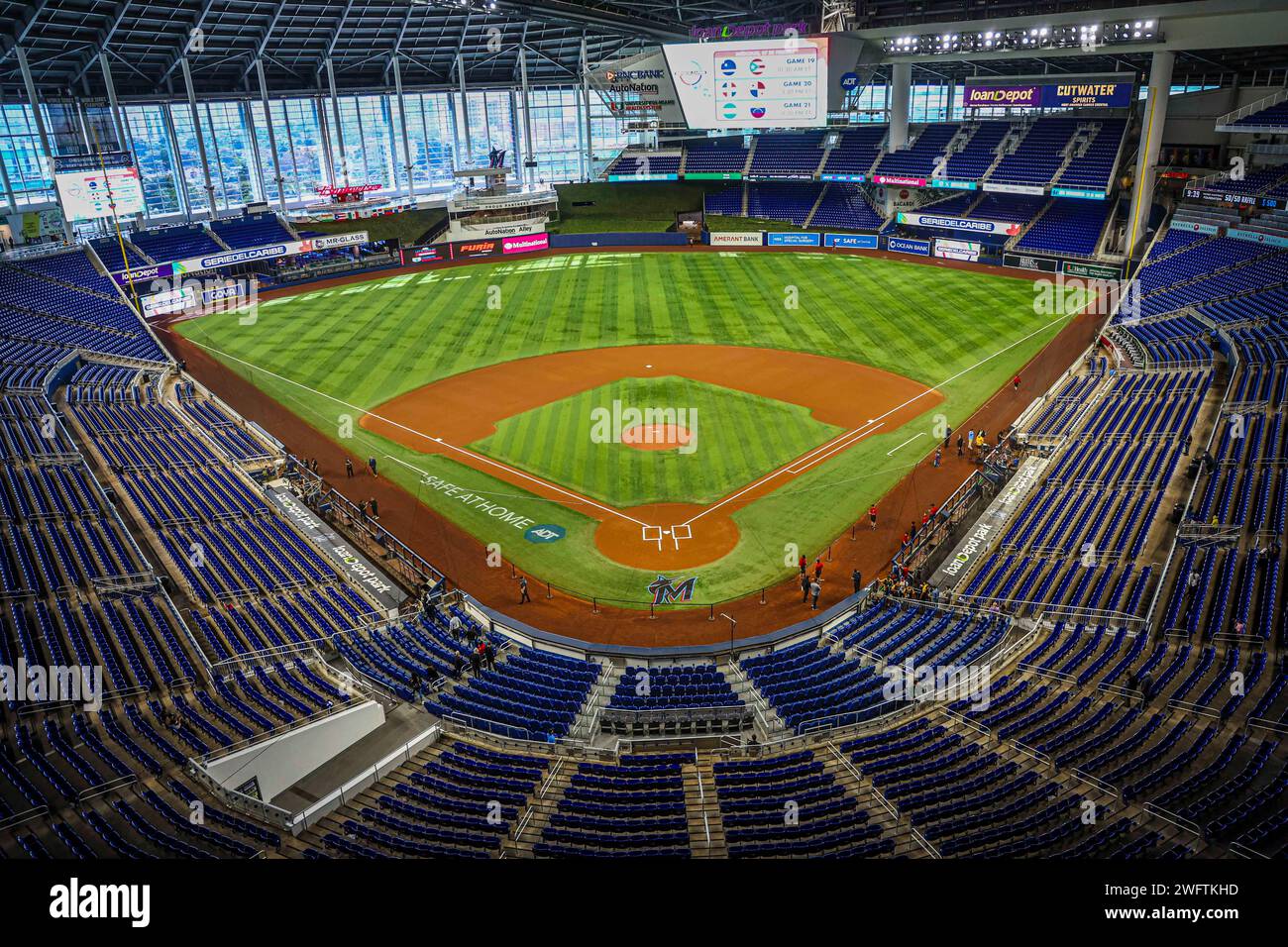, during the baseball game between Nicaragua and Puerto Rico as part of ...